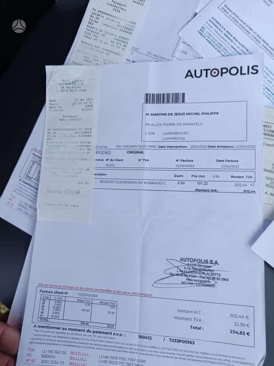 Sarkans SsangYong Korando 2016 Marijampole, ar dzinēja tilpumu 2.16 L un nobraukumu 130 tūkst. km par 4799 €, foto 31 vietnē AUTOMOTO.COM.LV