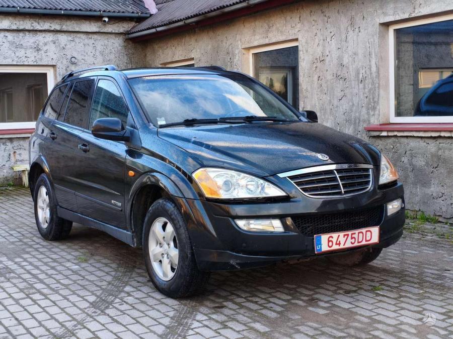 Melns SsangYong Kyron 2007 Klaipėda, ar dzinēja tilpumu 2.70 L un nobraukumu 201 tūkst. km par 1150 €, foto 1 vietnē AUTOMOTO.COM.LV