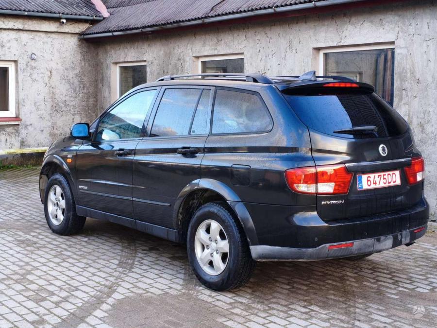 Melns SsangYong Kyron 2007 Klaipėda, ar dzinēja tilpumu 2.70 L un nobraukumu 201 tūkst. km par 1150 €, foto 6 vietnē AUTOMOTO.COM.LV