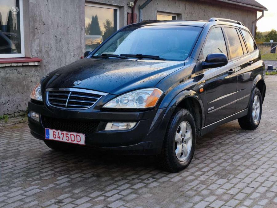 Melns SsangYong Kyron 2007 Klaipėda, ar dzinēja tilpumu 2.70 L un nobraukumu 201 tūkst. km par 1150 €, foto 8 vietnē AUTOMOTO.COM.LV