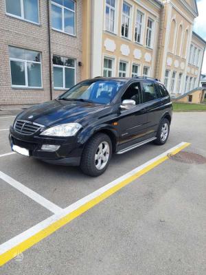 Black SsangYong Kyron 2008 in Marijampole, with an engine capacity of 2.20 L and mileage of 180 thousand km for 2400 €, photo  on AUTOMOTO.COM.LV