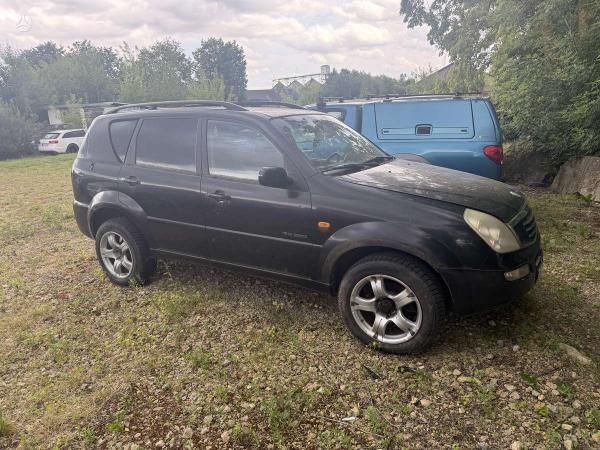 Melns SsangYong Rexton 2004 Pasvalys, ar dzinēja tilpumu 2.90 L un nobraukumu 250 tūkst. km par 999 €, foto 1 vietnē AUTOMOTO.COM.LV