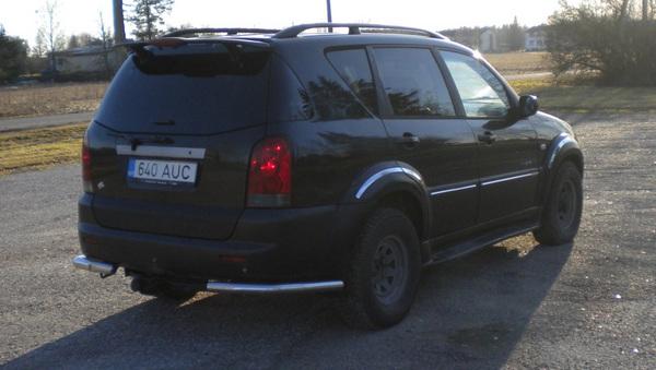 Black SsangYong Rexton 2005 in Parnu, with an engine capacity of 2.70 L and mileage of 347 thousand km for 2100 €, photo 3 on AUTOMOTO.COM.LV