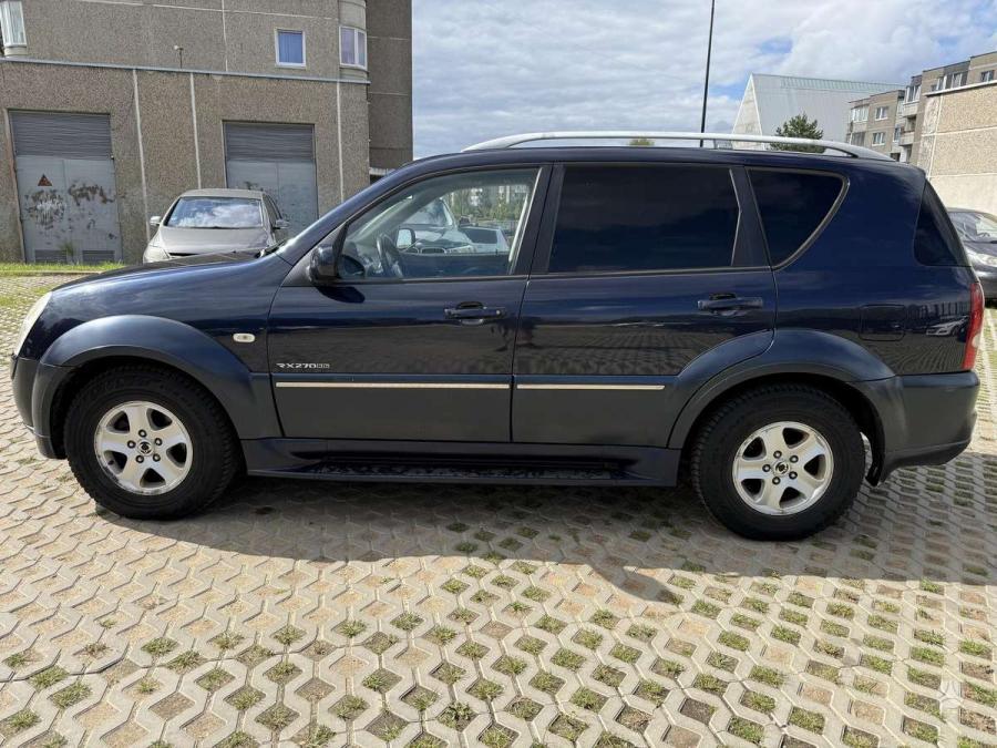 Blue SsangYong Rexton 2007 in Vilnius, with an engine capacity of 2.70 L and mileage of 230 thousand km for 1600 €, photo 6 on AUTOMOTO.COM.LV