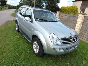 Pelēks SsangYong Rexton 2005 Kauņa, ar dzinēja tilpumu 2.70 L un nobraukumu 215 tūkst. km par 2600 €, foto 6 vietnē AUTOMOTO.COM.LV