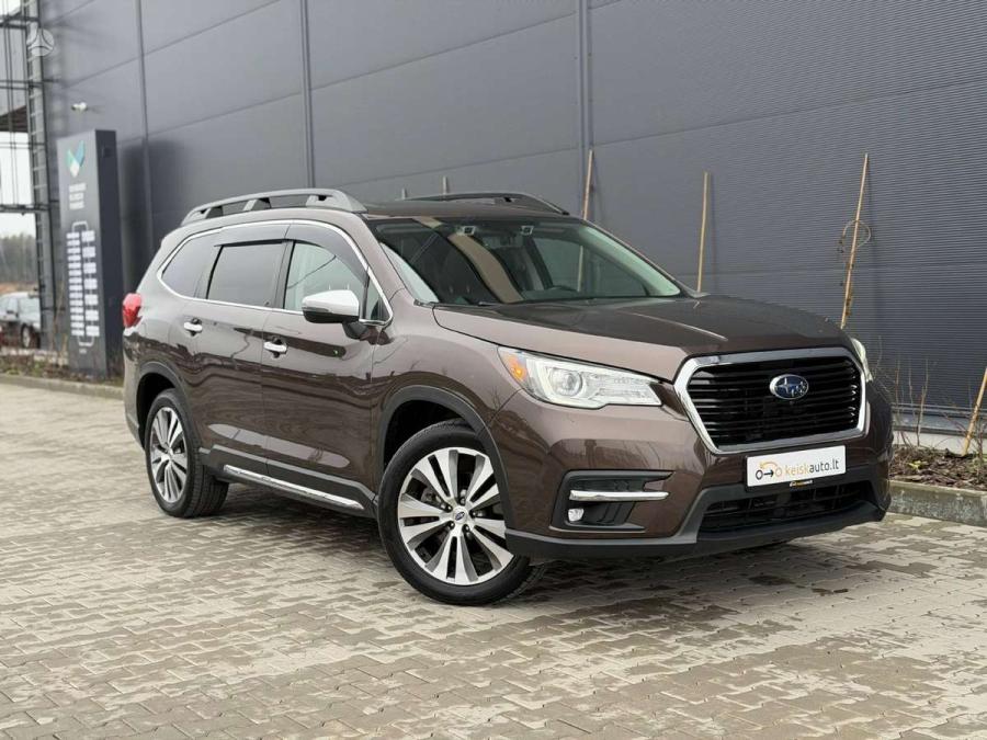 Brown Subaru Ascent 2019 in Vilnius, with an engine capacity of 2.40 L and mileage of 80 thousand km for 21400 €, photo 1 on AUTOMOTO.COM.LV