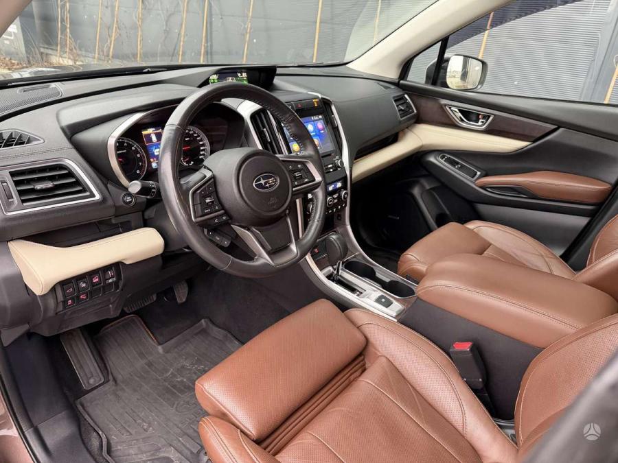 Brown Subaru Ascent 2019 in Vilnius, with an engine capacity of 2.40 L and mileage of 80 thousand km for 21400 €, photo 29 on AUTOMOTO.COM.LV