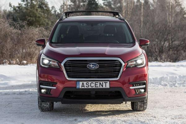 Sarkans Subaru Ascent 2020 Klaipėda, ar dzinēja tilpumu 2.40 L un nobraukumu 59 tūkst. km par 26500 €, foto 2 vietnē AUTOMOTO.COM.LV