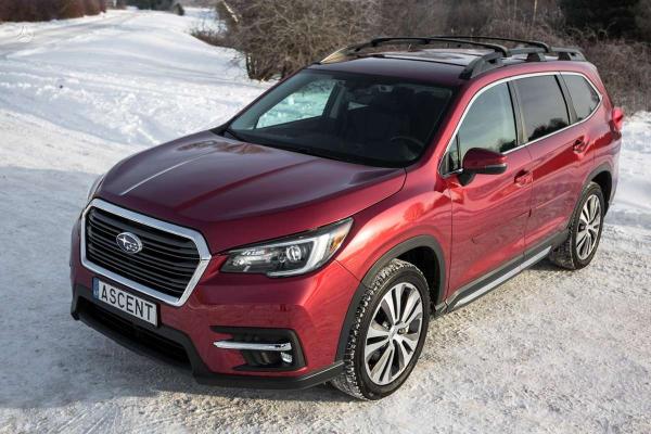 Sarkans Subaru Ascent 2020 Klaipėda, ar dzinēja tilpumu 2.40 L un nobraukumu 59 tūkst. km par 26500 €, foto 3 vietnē AUTOMOTO.COM.LV