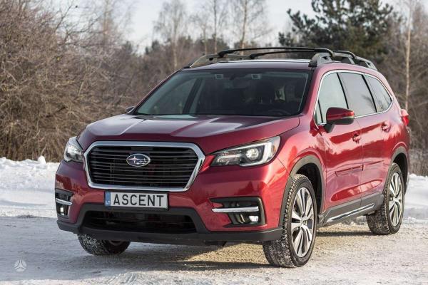 Sarkans Subaru Ascent 2020 Klaipėda, ar dzinēja tilpumu 2.40 L un nobraukumu 59 tūkst. km par 26500 €, foto 4 vietnē AUTOMOTO.COM.LV