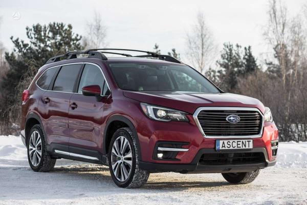 Sarkans Subaru Ascent 2020 Klaipėda, ar dzinēja tilpumu 2.40 L un nobraukumu 59 tūkst. km par 26500 €, foto 7 vietnē AUTOMOTO.COM.LV