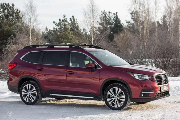 Sarkans Subaru Ascent 2020 Klaipėda, ar dzinēja tilpumu 2.40 L un nobraukumu 59 tūkst. km par 26500 €, foto 8 vietnē AUTOMOTO.COM.LV