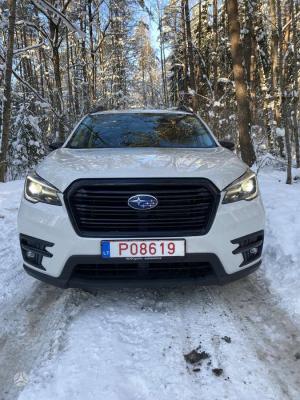 Balts Subaru Ascent 2022 Viļņa, ar dzinēja tilpumu 2.40 L un nobraukumu 90 tūkst. km par 21000 €, foto  vietnē AUTOMOTO.COM.LV