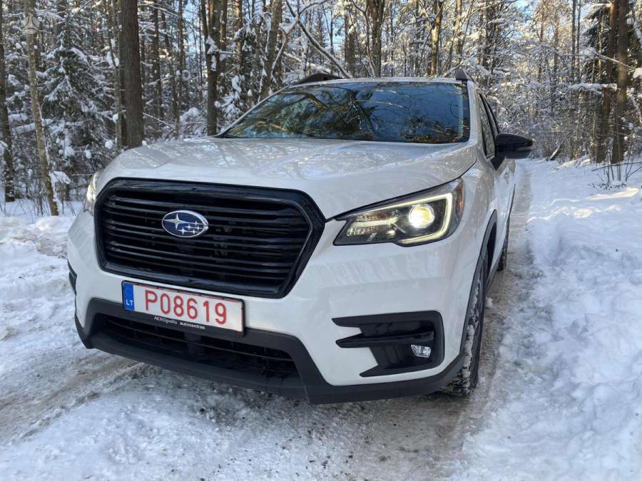 Balts Subaru Ascent 2022 Viļņa, ar dzinēja tilpumu 2.40 L un nobraukumu 90 tūkst. km par 21000 €, foto 3 vietnē AUTOMOTO.COM.LV
