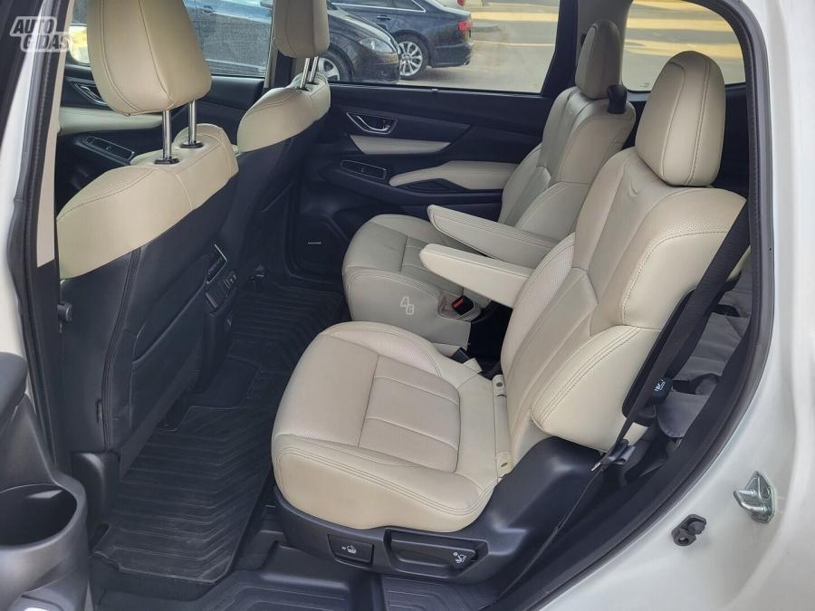 White Subaru Ascent 2022 in Jurbarkas, with an engine capacity of 2.40 L and mileage of 50 thousand km for 22450 €, photo 9 on AUTOMOTO.COM.LV