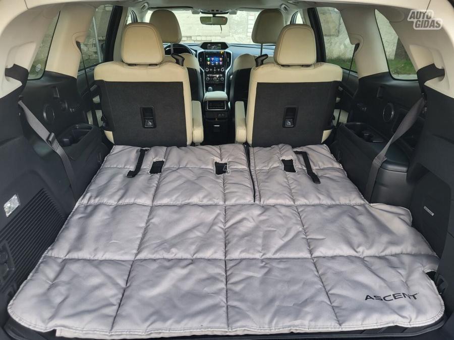 White Subaru Ascent 2022 in Jurbarkas, with an engine capacity of 2.40 L and mileage of 50 thousand km for 22450 €, photo 15 on AUTOMOTO.COM.LV