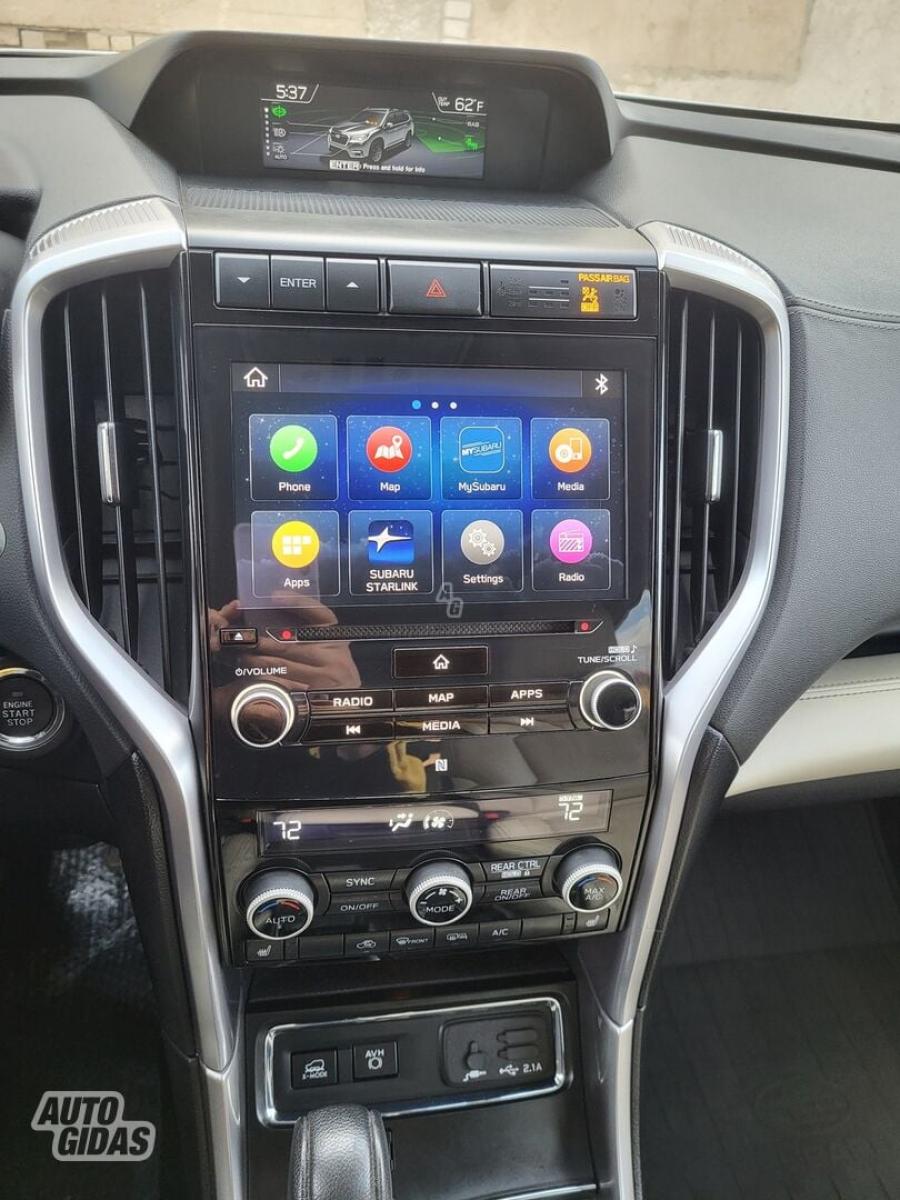 White Subaru Ascent 2022 in Jurbarkas, with an engine capacity of 2.40 L and mileage of 50 thousand km for 22450 €, photo 22 on AUTOMOTO.COM.LV