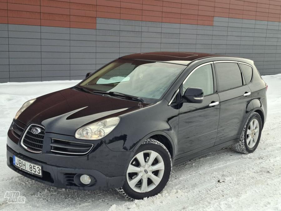 Black Subaru B9 Tribeca 2007 in Silute, with an engine capacity of 3.00 L and mileage of 279 thousand km for 3500 €, photo 1 on AUTOMOTO.COM.LV