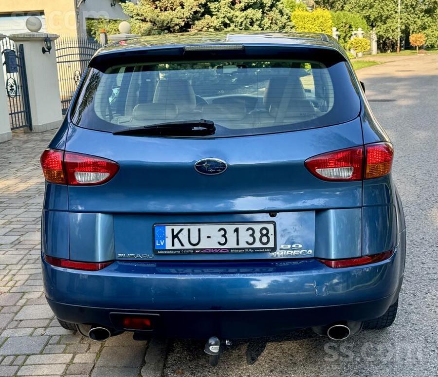 Blue Subaru B9 Tribeca 2007 in Riga, with an engine capacity of 3.00 L and mileage of 285 thousand km for 2700 €, photo 5 on AUTOMOTO.COM.LV