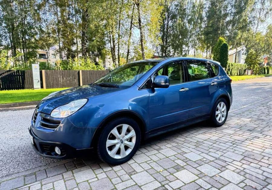 Blue Subaru B9 Tribeca 2007 in Riga, with an engine capacity of 3.00 L and mileage of 285 thousand km for 2700 €, photo 8 on AUTOMOTO.COM.LV
