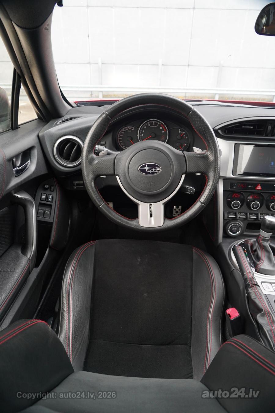 Red Subaru BRZ 2012 in Tallinn, with an engine capacity of 2.00 L and mileage of 103 thousand km for 12800 €, photo 16 on AUTOMOTO.COM.LV