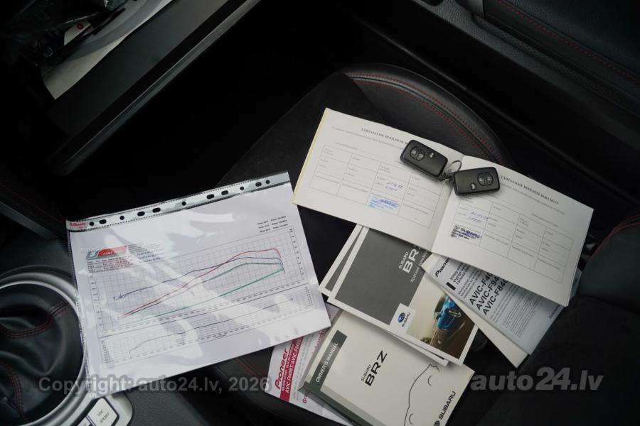 Red Subaru BRZ 2012 in Tallinn, with an engine capacity of 2.00 L and mileage of 103 thousand km for 12800 €, photo 30 on AUTOMOTO.COM.LV