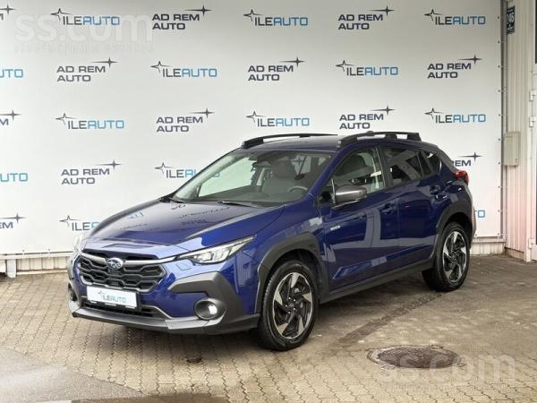Blue Subaru Crosstrek 2025 in Riga, with an engine capacity of 2.00 L and mileage of 7 thousand km for 28500 €, photo 1 on AUTOMOTO.COM.LV