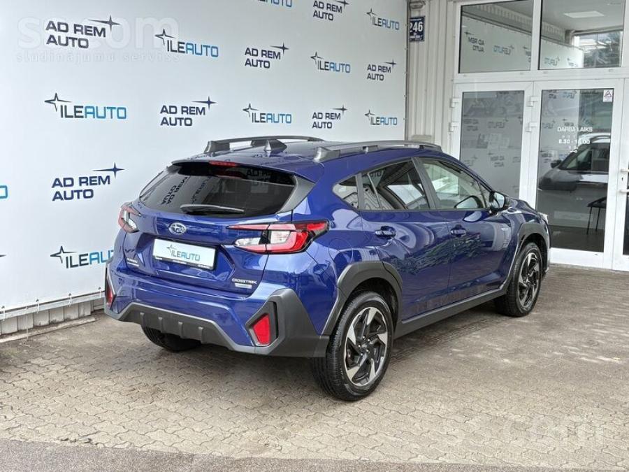 Blue Subaru Crosstrek 2025 in Riga, with an engine capacity of 2.00 L and mileage of 7 thousand km for 28500 €, photo 5 on AUTOMOTO.COM.LV