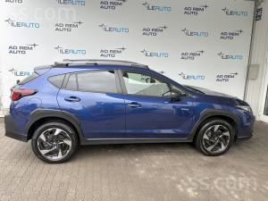 Blue Subaru Crosstrek 2025 in Riga, with an engine capacity of 2.00 L and mileage of 7 thousand km for 28500 €, photo 6 on AUTOMOTO.COM.LV