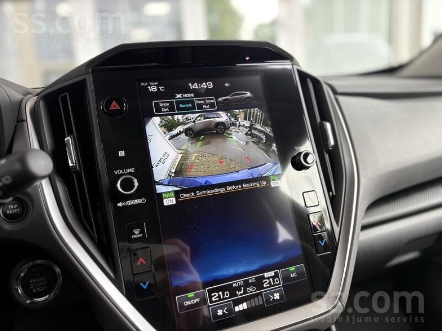 Blue Subaru Crosstrek 2025 in Riga, with an engine capacity of 2.00 L and mileage of 7 thousand km for 28500 €, photo 14 on AUTOMOTO.COM.LV
