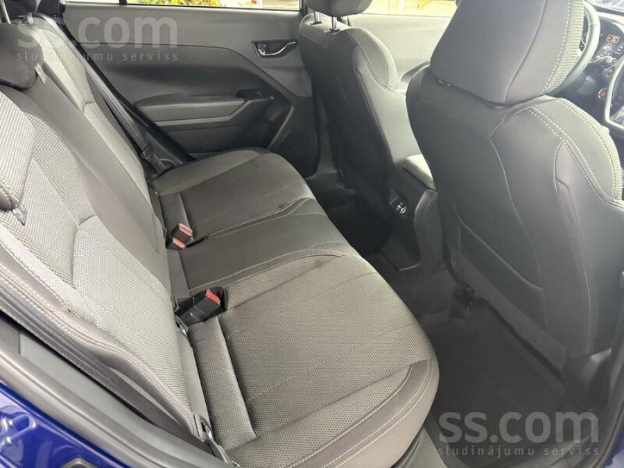 Blue Subaru Crosstrek 2025 in Riga, with an engine capacity of 2.00 L and mileage of 7 thousand km for 28500 €, photo 21 on AUTOMOTO.COM.LV