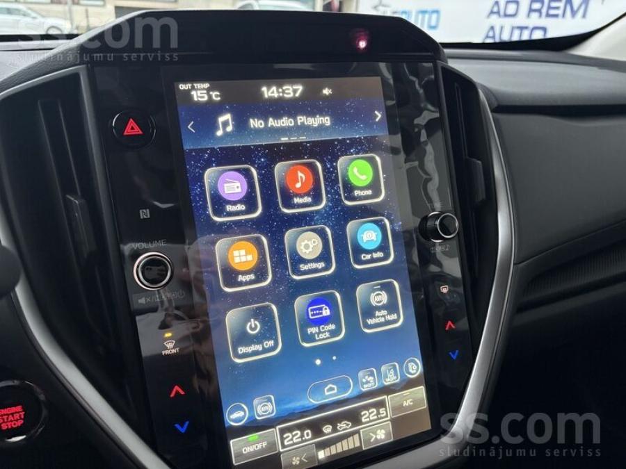 Синий Субару Crosstrek 2026 в Рига, объемом двигателя 2.00 л и пробегом 15 тыс. км за 32400 €, фото 19 на AUTOMOTO.COM.LV