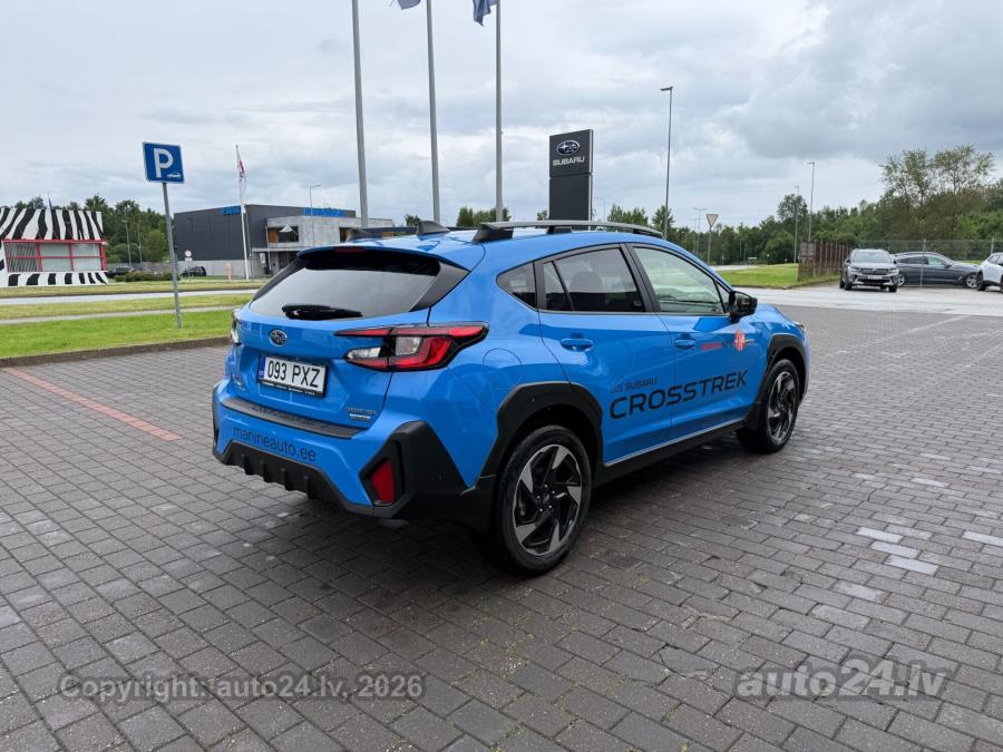 Blue Subaru Crosstrek 2025 in Johvi, with an engine capacity of 2.00 L and mileage of 10 thousand km for 32490 €, photo 5 on AUTOMOTO.COM.LV