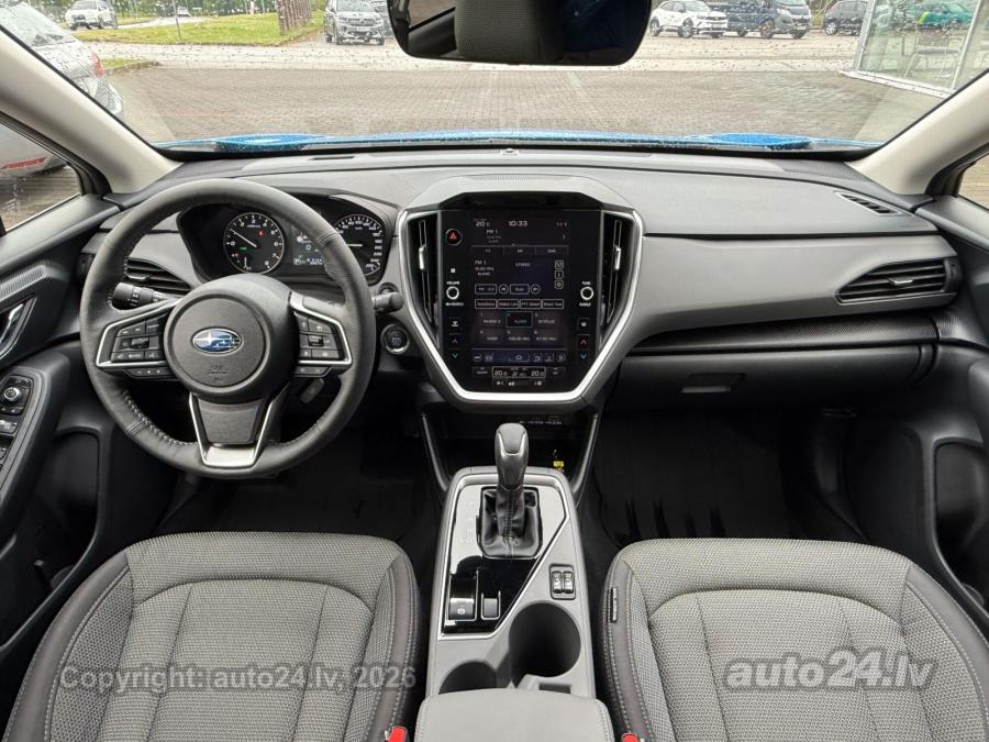 Blue Subaru Crosstrek 2025 in Johvi, with an engine capacity of 2.00 L and mileage of 10 thousand km for 32490 €, photo 12 on AUTOMOTO.COM.LV