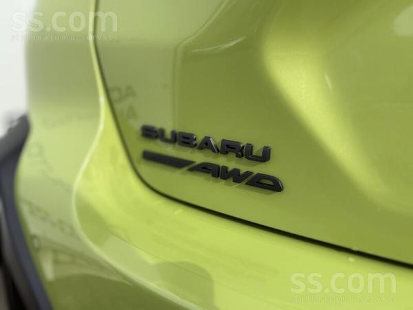 Green Subaru Crosstrek 2026 in Riga, with an engine capacity of 2.00 L and mileage of 12 thousand km for 34400 €, photo 8 on AUTOMOTO.COM.LV