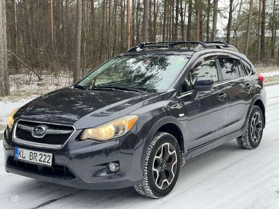 Pelēks Subaru Crosstrek 2013 Varėna, ar dzinēja tilpumu 2.00 L un nobraukumu 206 tūkst. km par 6000 €, foto 1 vietnē AUTOMOTO.COM.LV