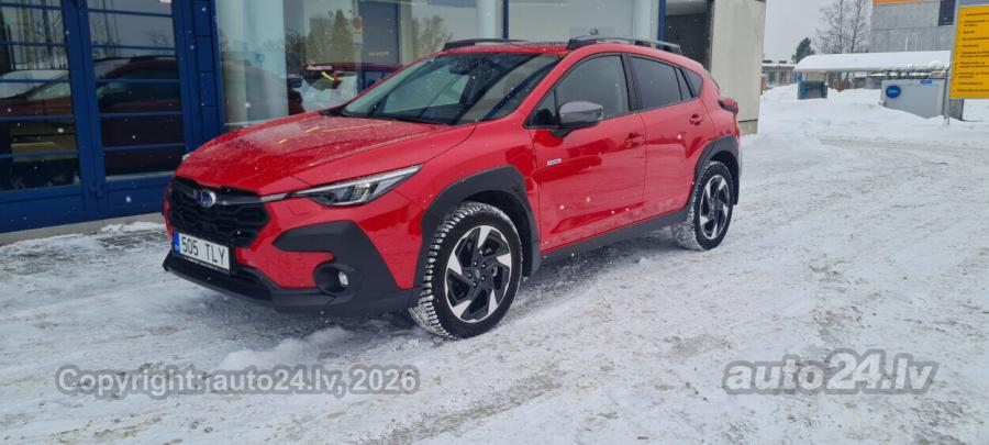 Красный Субару Crosstrek 2024 в Таллин, объемом двигателя 2.00 л и пробегом 13 тыс. км за 32900 €, фото 1 на AUTOMOTO.COM.LV