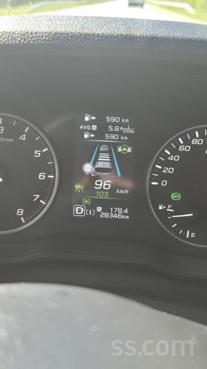 White Subaru Crosstrek 2024 in Rezekne, with an engine capacity of 2.00 L and mileage of 30 thousand km for 26500 €, photo 7 on AUTOMOTO.COM.LV