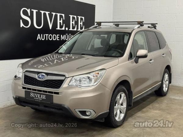 Beige Subaru Forester 2014 in Tallinn, with an engine capacity of 2.00 L and mileage of 164 thousand km for 9995 €, photo 1 on AUTOMOTO.COM.LV