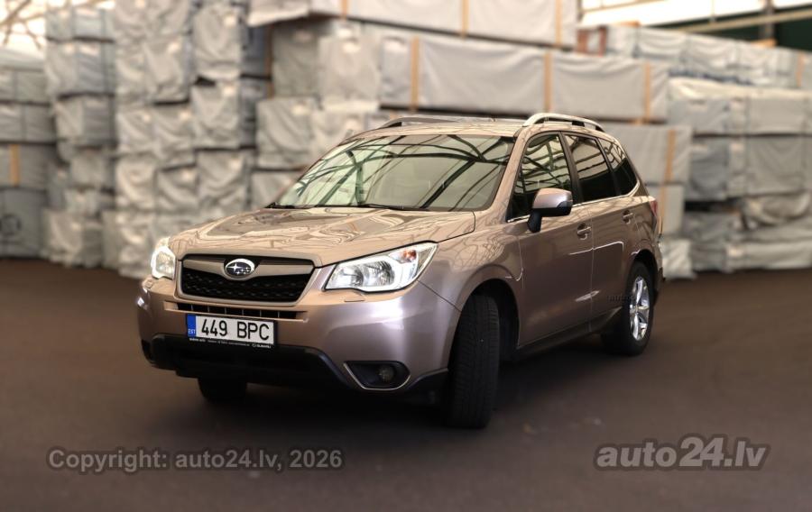 Smilšu krāsa Subaru Forester 2015 Tallina, ar dzinēja tilpumu 2.00 L un nobraukumu 170 tūkst. km par 8700 €, foto 1 vietnē AUTOMOTO.COM.LV