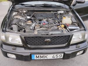 Black Subaru Forester 1998 in Silute, with an engine capacity of 2.00 L and mileage of 264 thousand km for 3650 €, photo 12 on AUTOMOTO.COM.LV