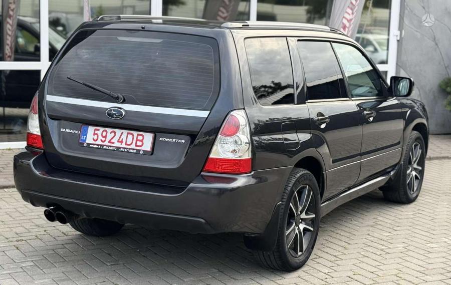 Melns Subaru Forester 2007 Radviliškis, ar dzinēja tilpumu 2.50 L un nobraukumu 249 tūkst. km par 5650 €, foto 12 vietnē AUTOMOTO.COM.LV
