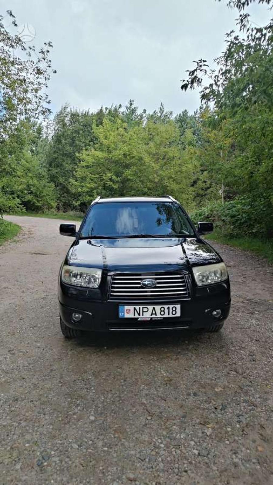 Melns Subaru Forester 2007 Viļņa, ar dzinēja tilpumu 1.99 L un nobraukumu 165 tūkst. km par 3350 €, foto 3 vietnē AUTOMOTO.COM.LV