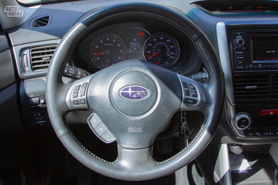 Black Subaru Forester 2013 in Kaunas, with an engine capacity of 2.50 L and mileage of 223 thousand km for 7700 €, photo 11 on AUTOMOTO.COM.LV