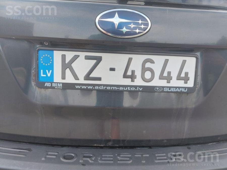 Black Subaru Forester 2013 in Riga, with an engine capacity of 2.00 L and mileage of 325 thousand km for 3300 €, photo 14 on AUTOMOTO.COM.LV