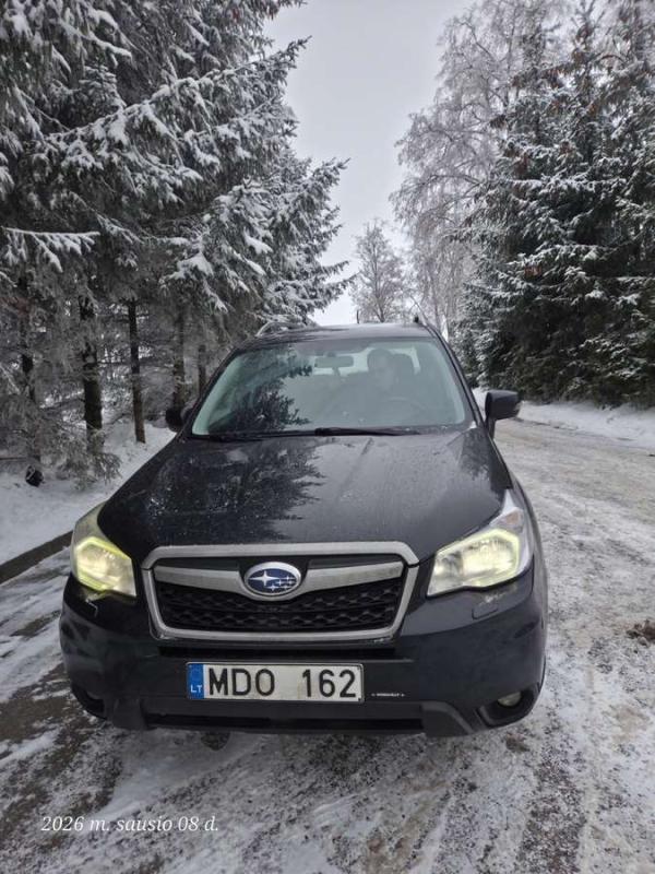 Black Subaru Forester 2014 in Kaunas, with an engine capacity of 2.00 L and mileage of 480 thousand km for 6250 €, photo 4 on AUTOMOTO.COM.LV