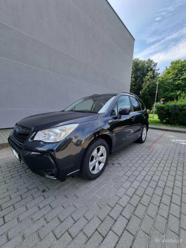 Black Subaru Forester 2014 in Kaunas, with an engine capacity of 2.50 L and mileage of 206 thousand km for 8700 €, photo 1 on AUTOMOTO.COM.LV