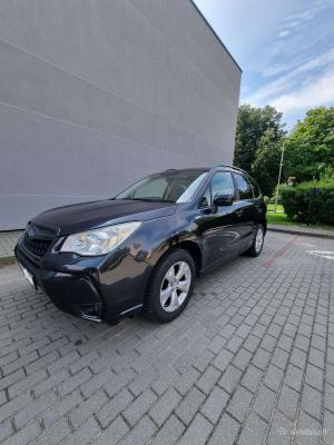 Melns Subaru Forester 2014 Kauņa, ar dzinēja tilpumu 2.50 L un nobraukumu 206 tūkst. km par 8700 €, foto  vietnē AUTOMOTO.COM.LV