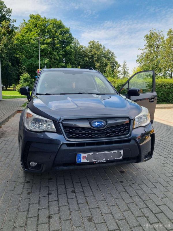 Black Subaru Forester 2014 in Kaunas, with an engine capacity of 2.50 L and mileage of 206 thousand km for 8700 €, photo 8 on AUTOMOTO.COM.LV