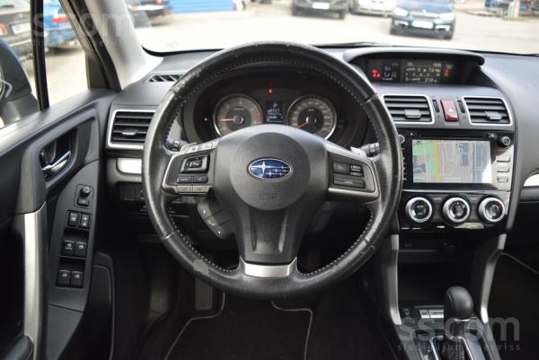 Black Subaru Forester 2015 in Riga, with an engine capacity of 2.00 L and mileage of 237 thousand km for 7700 €, photo 10 on AUTOMOTO.COM.LV